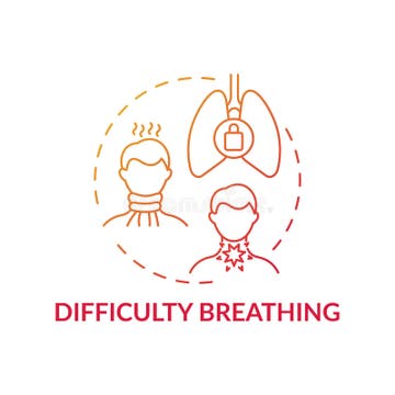Difficulty Breathing Icon Stock Illustrations – 224 Difficulty ...