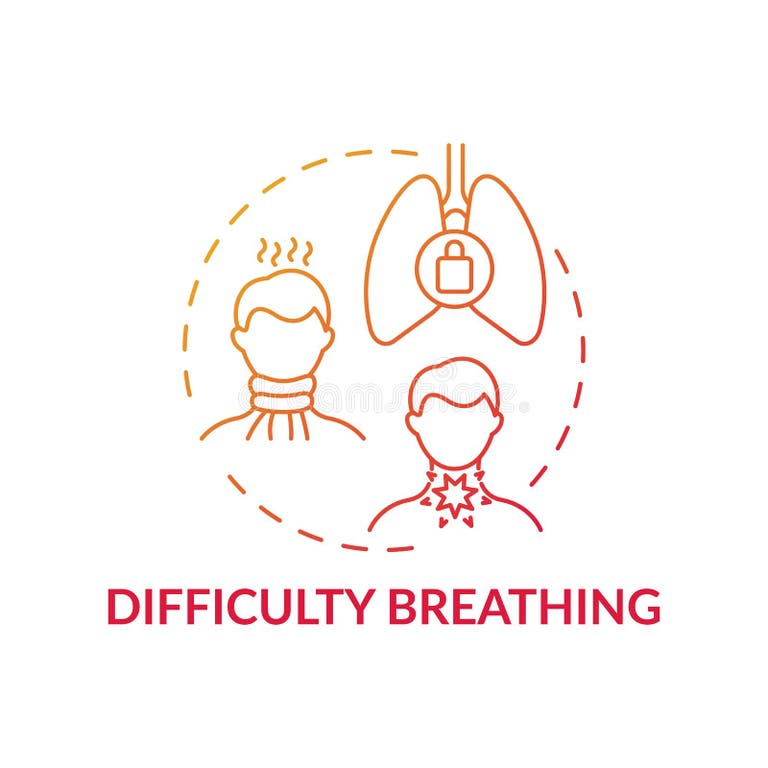 Difficulty Breathing Icon Stock Illustrations – 239 Difficulty ...