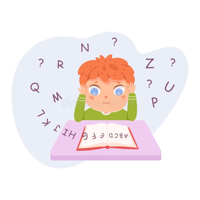 Cartoon Dyslexic Stock Illustrations – 74 Cartoon Dyslexic Stock ...
