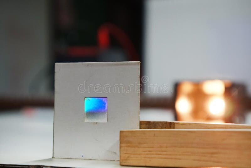 The Diffraction Grating Experiment Apparatus Arrangement of Applied Physics Engineering Stock ...