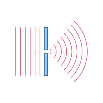 Diffraction Waves Stock Illustrations – 350 Diffraction Waves Stock ...