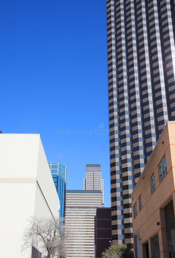 Diffrent Style Building in Downtown Dallas,Texas Stock Image - Image of ...