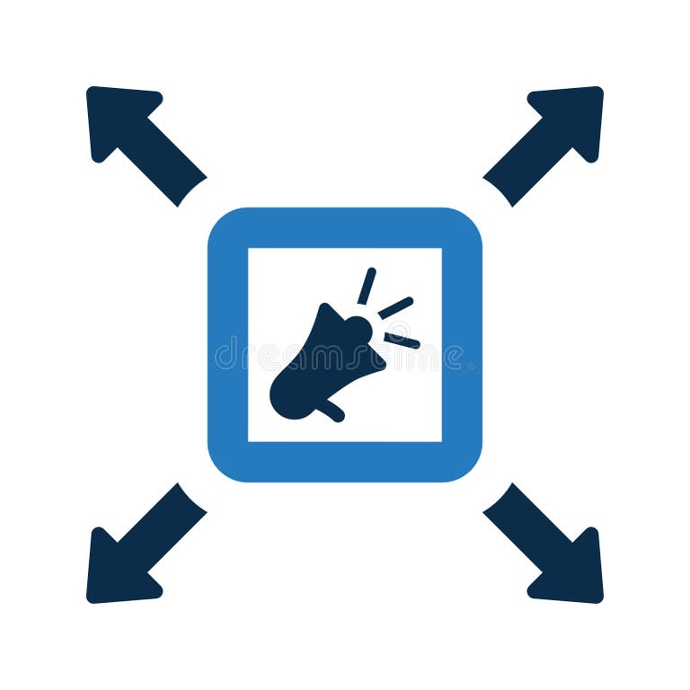 Diffuse, Disseminate, Expandable Icon Stock Illustration - Illustration ...