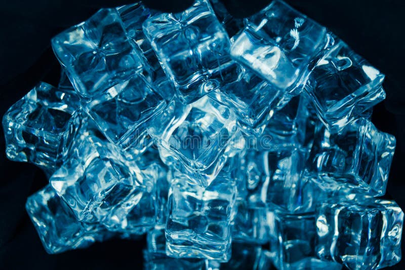 Coloured ice cubes stock photo. Image of crystals, material - 270189348