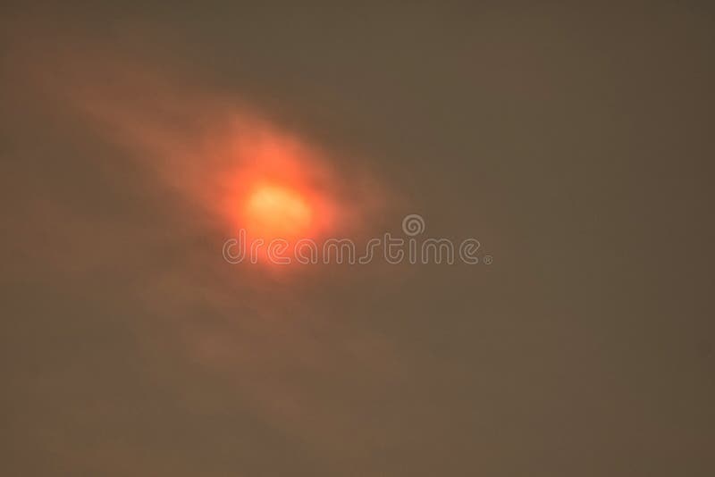 Diffuse sun stock photo. Image of environment, pollution - 86182144
