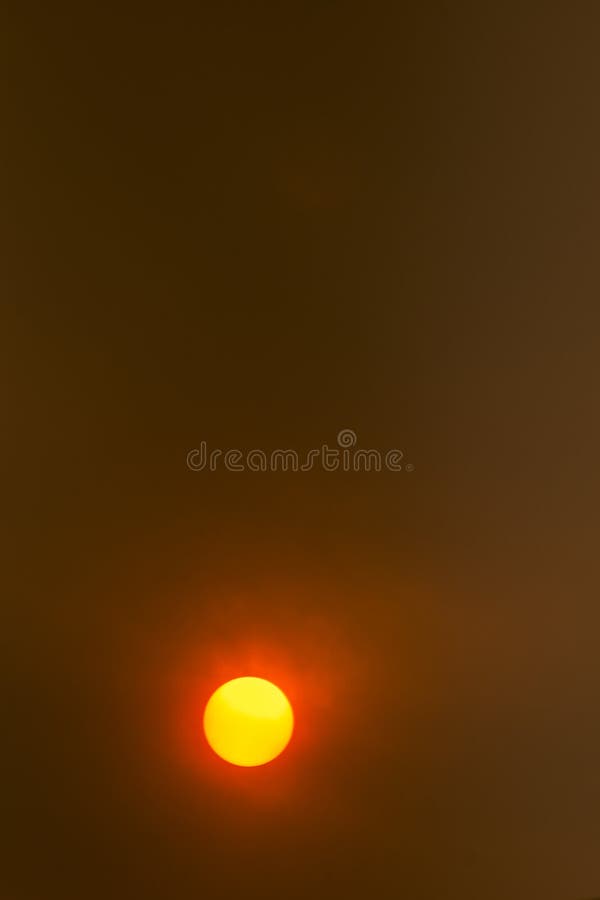 Diffuse sun stock photo. Image of orange, fire, dramatic - 86182572