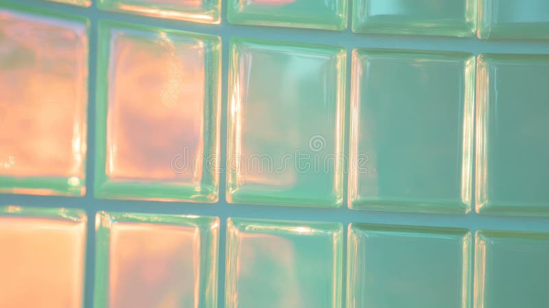 Diffused Light through Glass Block Wall for Modern Interior Design ...