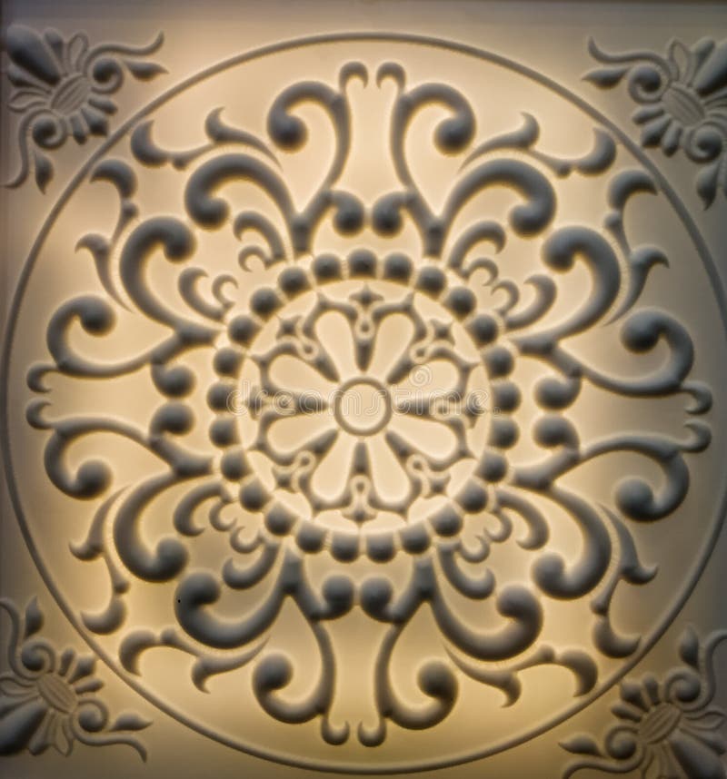 Diffused Light Semi Transparent Lighting Fixtures Stock Photo - Image ...