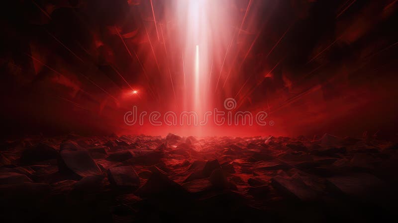 Diffused Red Ray Background Stock Illustration - Illustration of ...