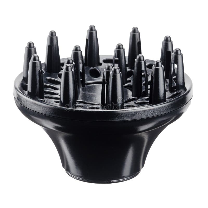 Diffuser Accessory for Brush Hair Dryer Isolated on the White ...