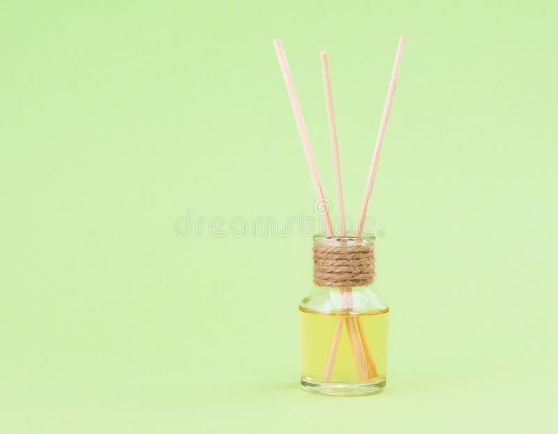 Diffuser with Wooden Sticks Stock Photo - Image of incense, wooden ...