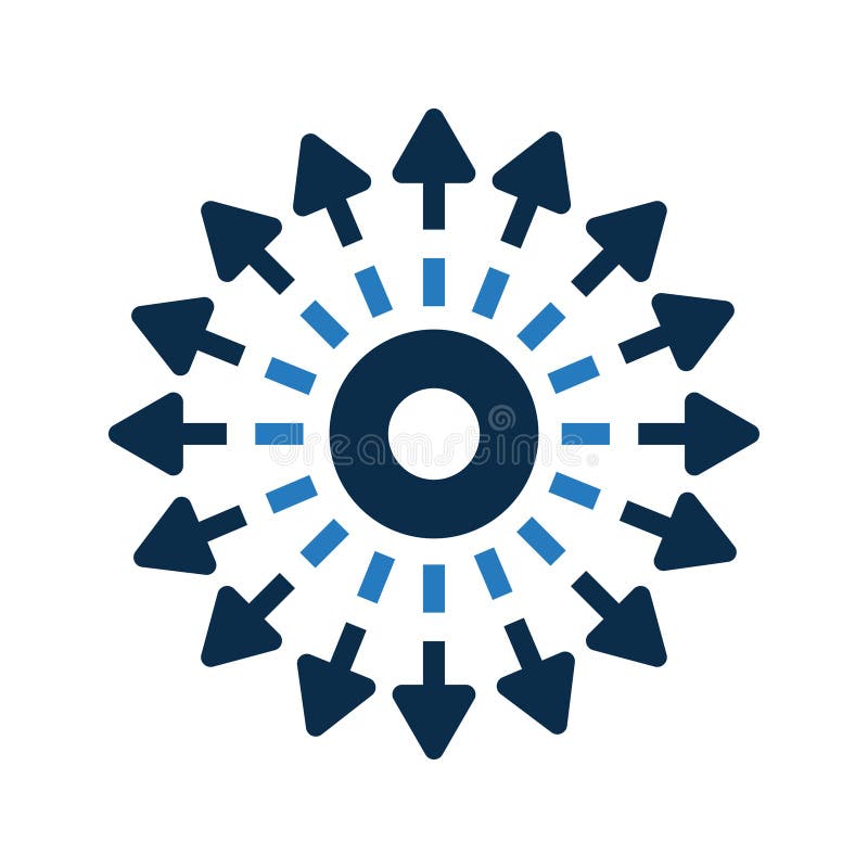 Diffuse, Disseminate, Expandable Icon Stock Illustration - Illustration ...