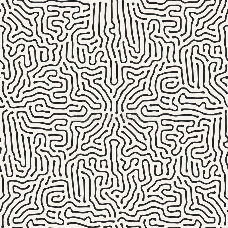 Diffusion Reaction Vector Seamless Pattern Stock Vector - Illustration ...