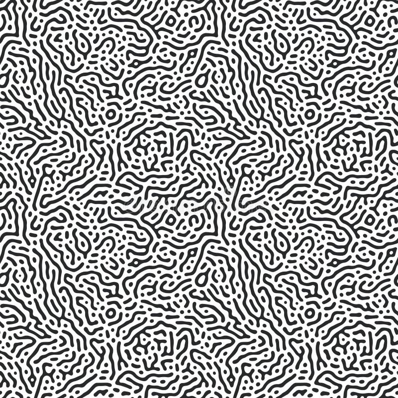 Diffusion Reaction Vector Seamless Pattern Stock Vector - Illustration ...