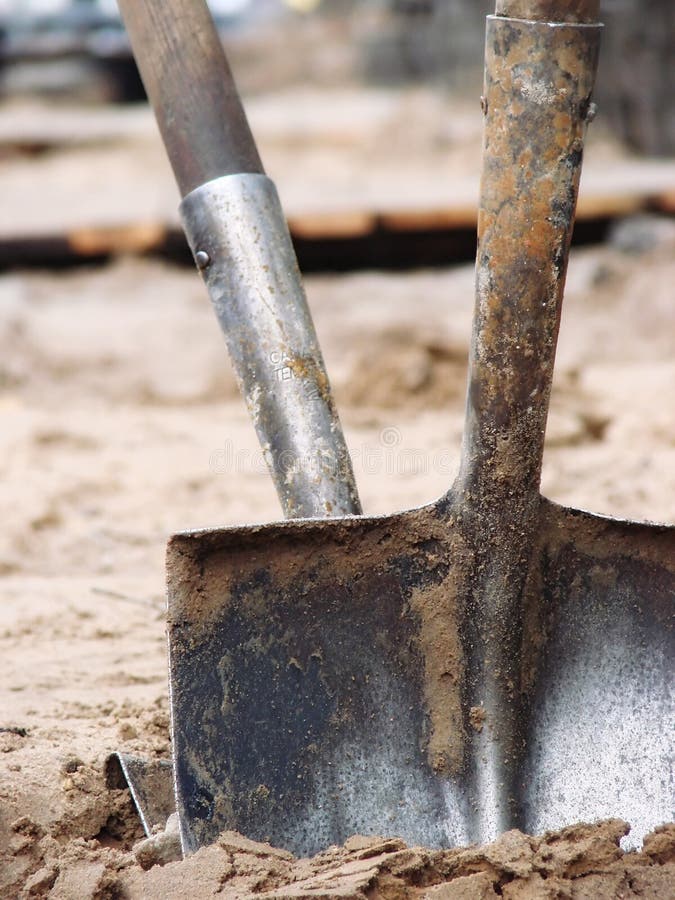 Dig it stock image. Image of color, work, spade, construction - 1688569