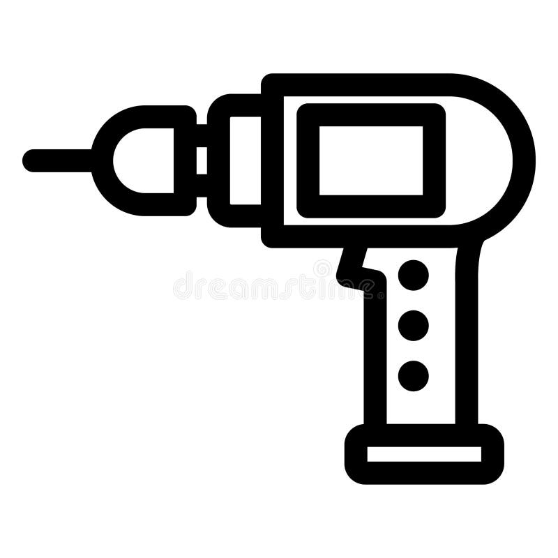 CNC Machine Drill Icon - Precision Milling Drilling Metalworking ...