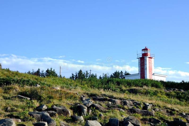 Digby Lighthouse stock photo. Image of scotia, cloud - 21181782