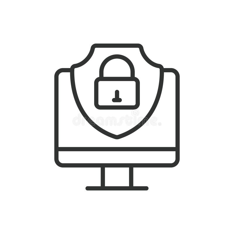 Digest Access Authentication Icon In Line Design Digest Access