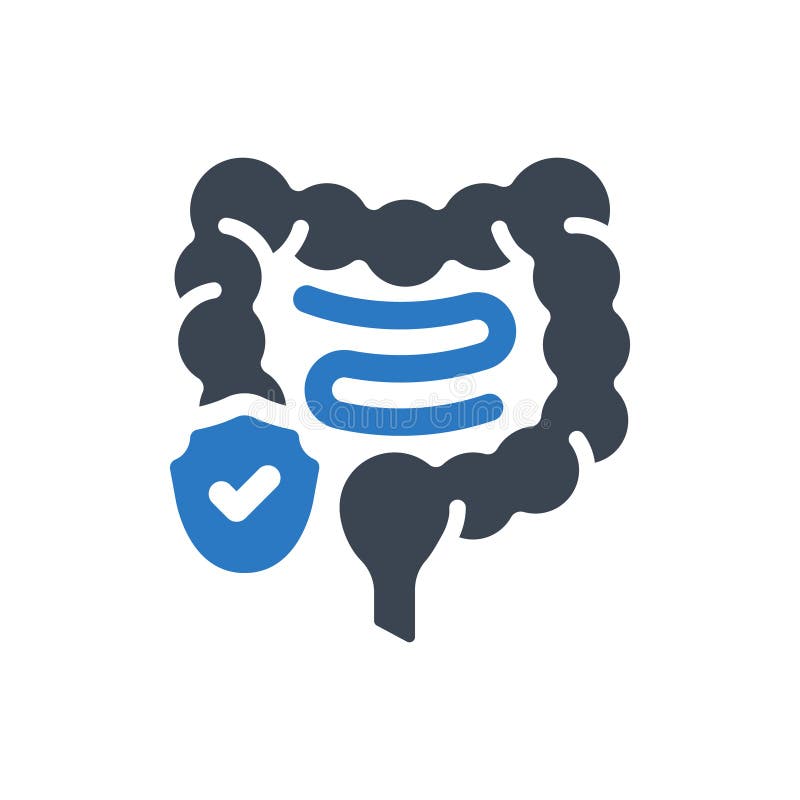 Digestive icon stock vector. Illustration of colon, sign - 254772051