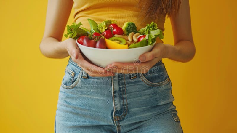 Digestive Issues Symbolizing Poor Nutrition and Modern Food Challenges ...