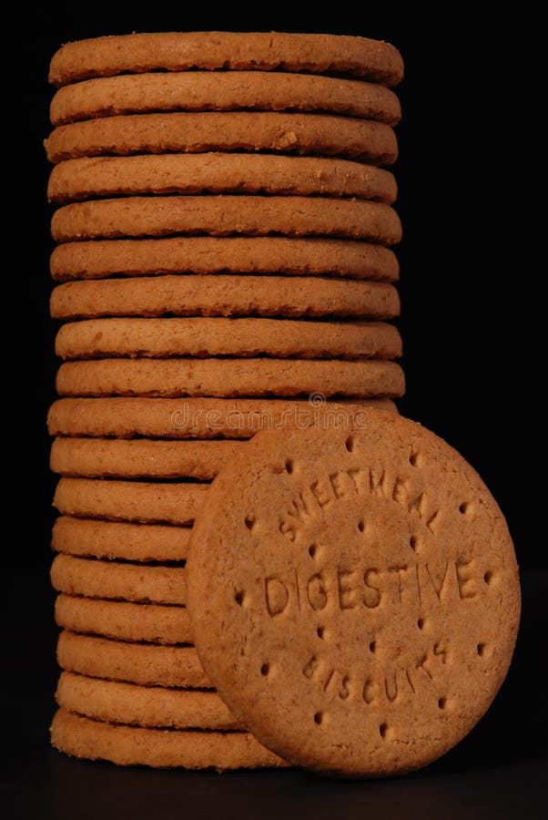 Digestives #3 stock image. Image of stack, isolated, biscuits - 2336555