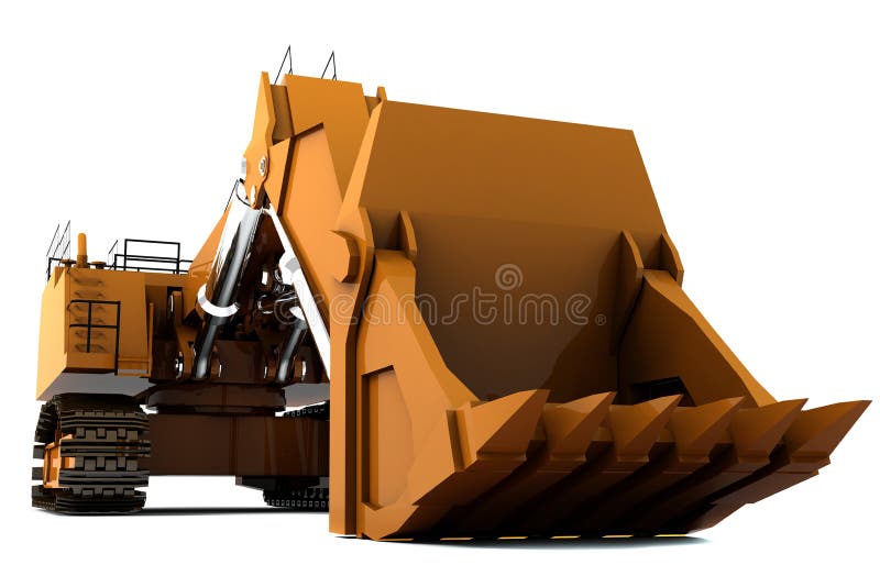 Digger stock photo. Image of transportation, industrial - 10703452