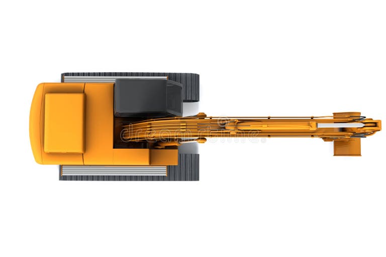 Excavator Top View Stock Illustrations – 217 Excavator Top View Stock ...