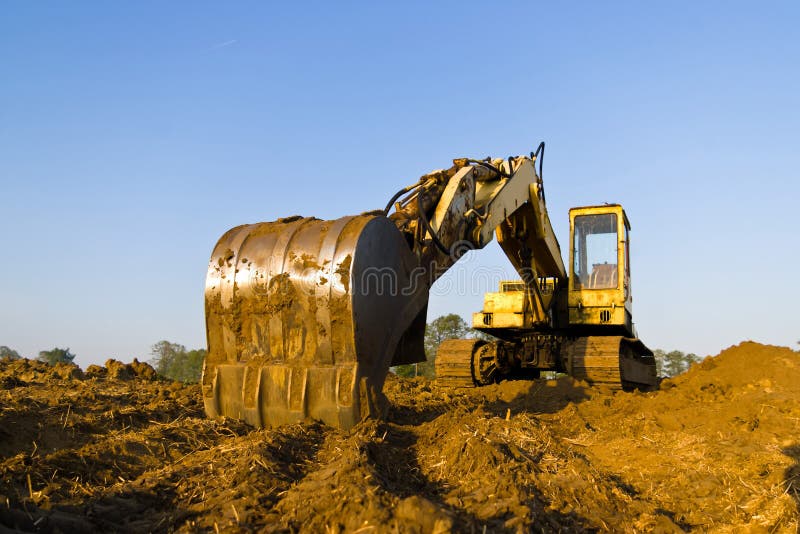 Digger stock image. Image of mover, industrial, industry - 19866765
