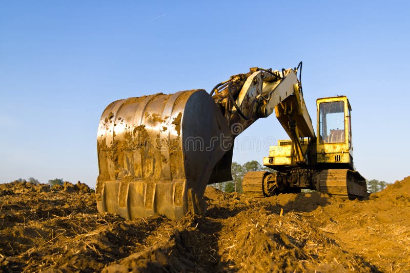 Digger stock image. Image of mover, industrial, industry - 19866765
