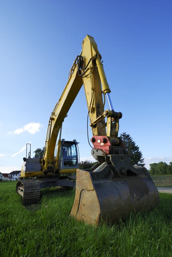 Digger stock image. Image of digger, machine, hydraulic - 21782481