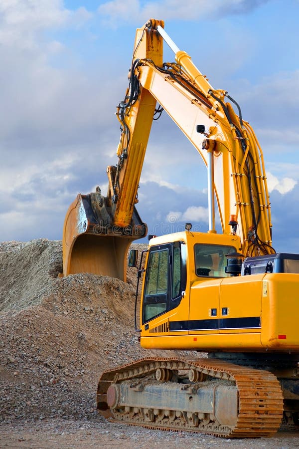 Digger stock photo. Image of bucket, hydraulic, scoop - 24550612