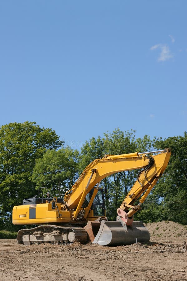 Digger stock image. Image of equipment, excavator, machine - 5707441