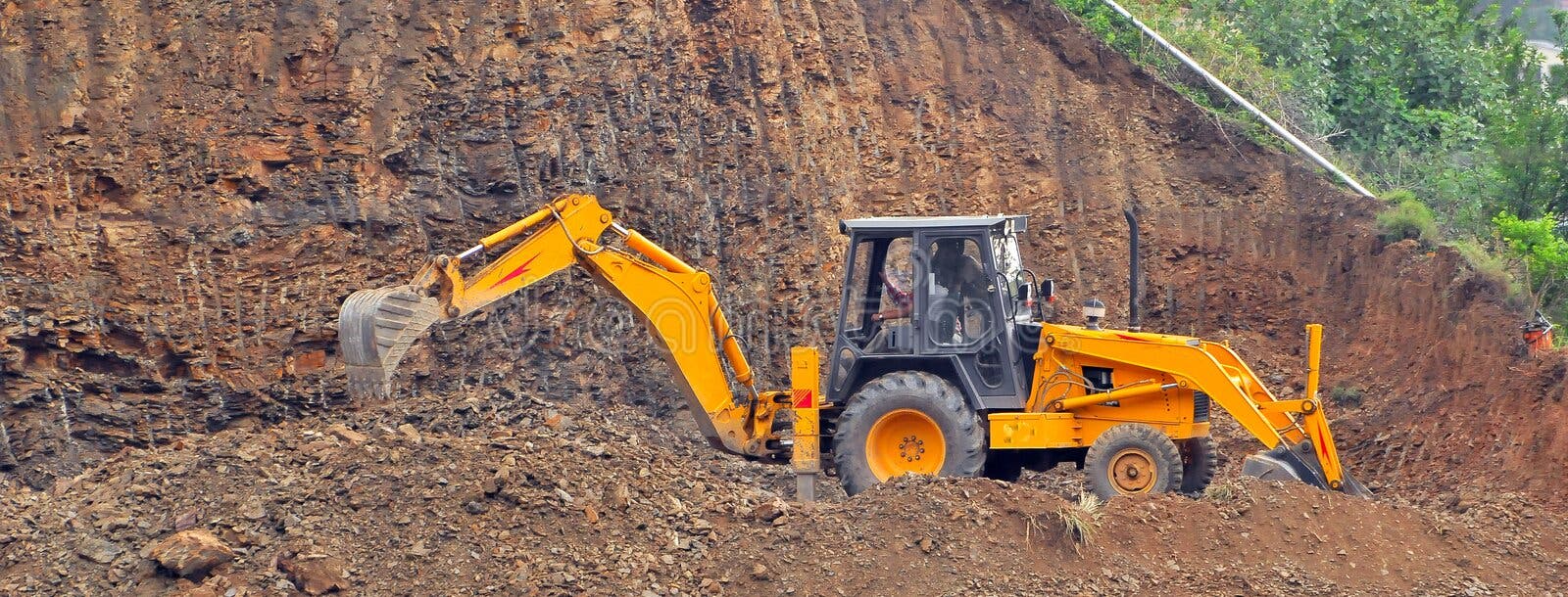 Digger stock image. Image of mover, industrial, industry - 19866765