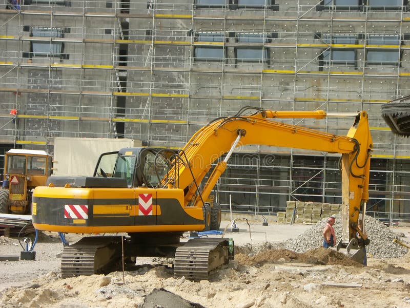 Digger stock image. Image of outdoors, excavation, equipment - 911377