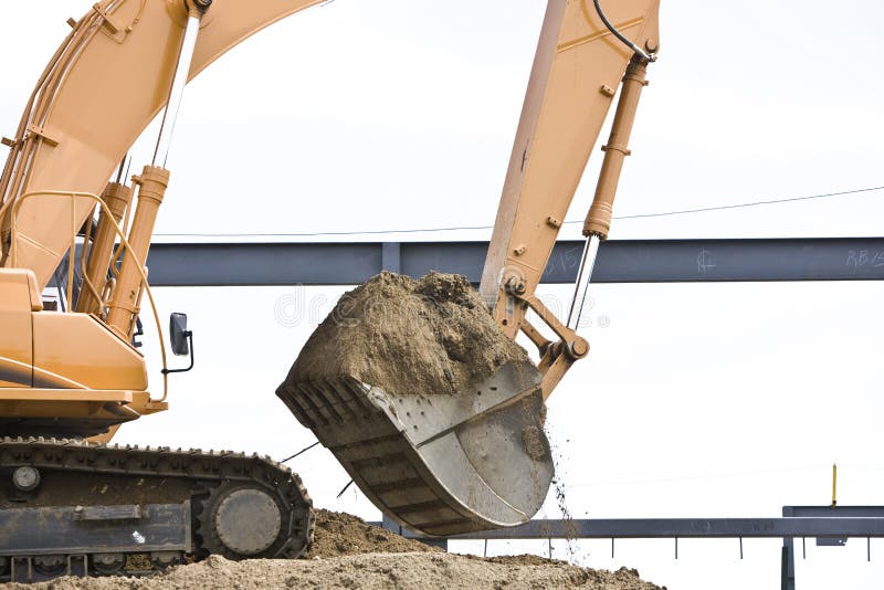 Digger stock photo. Image of dirt, equipment, mechanical - 9850872