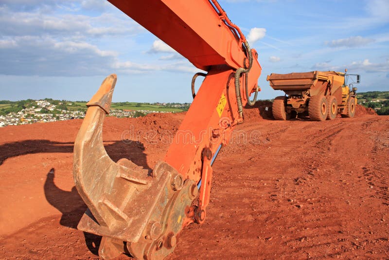 Digger arm stock image. Image of digger, industrial, rock - 42478773