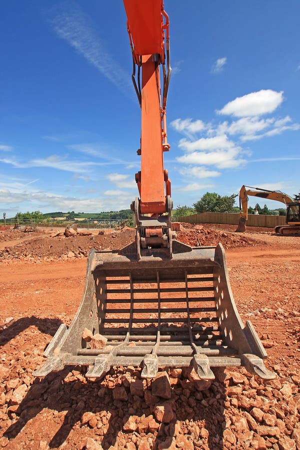 Digger arm stock photo. Image of building, tipper, rock - 43356612