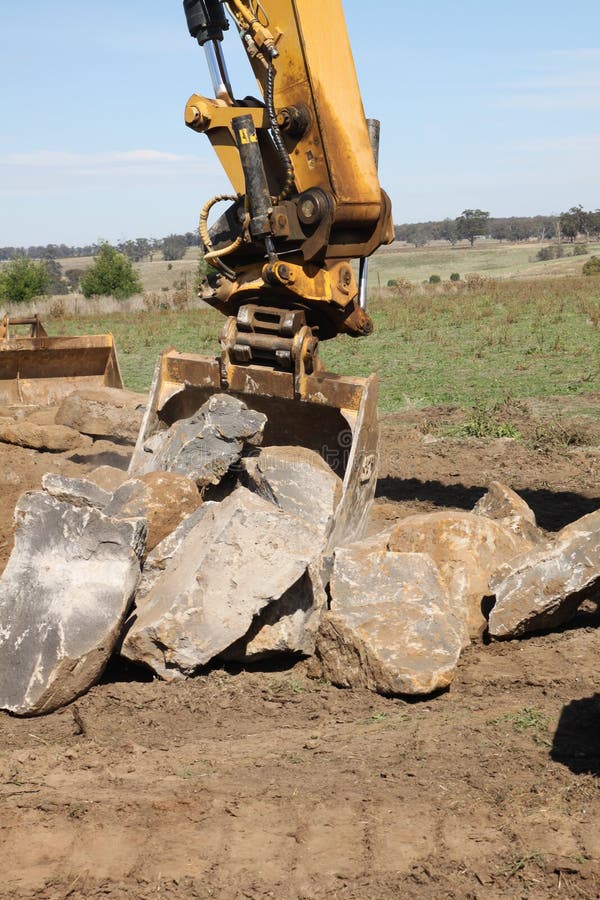 Digger stock image. Image of heavy, rock, management - 36483871