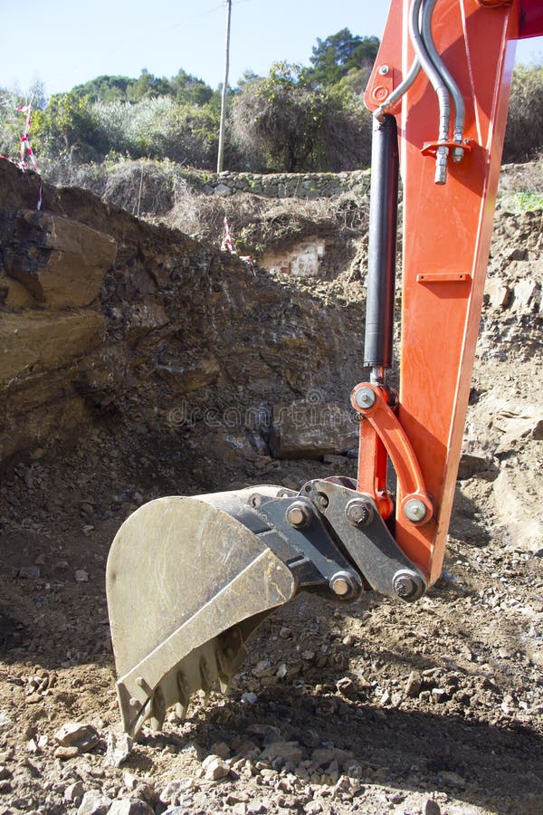 Digger bucket stock photo. Image of machine, machinery - 109842932