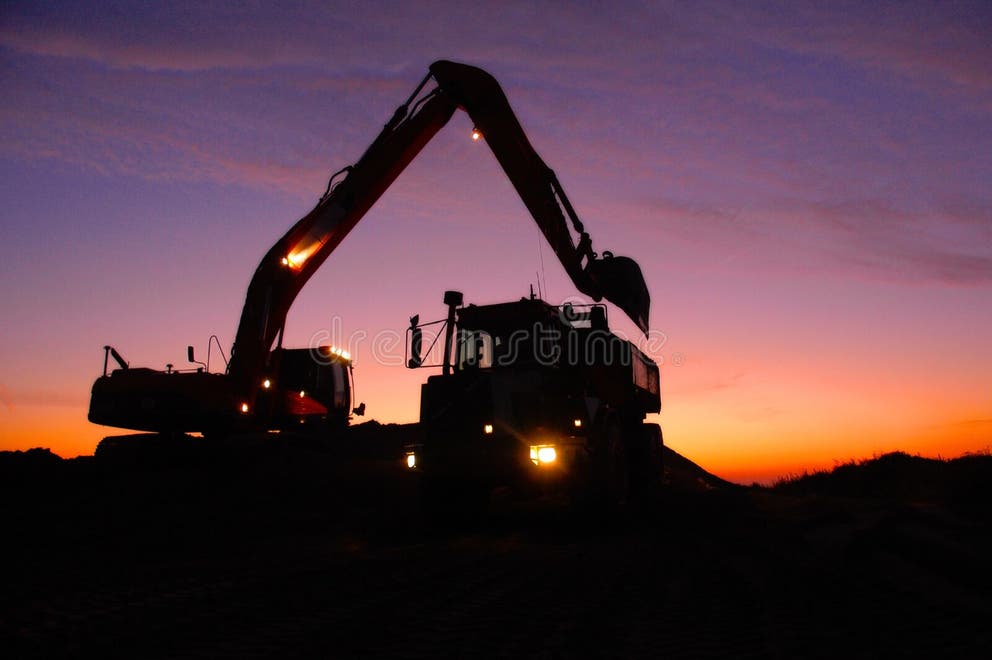Digger and Dumper stock photo. Image of load, equipment - 25643430