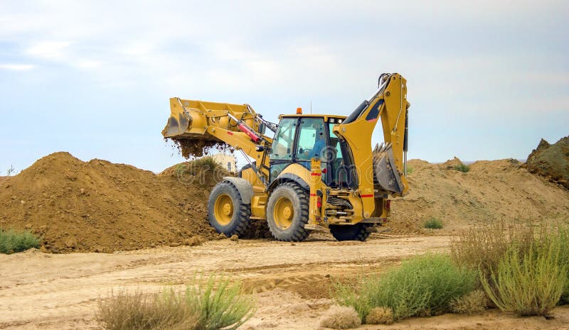 Digger stock image. Image of facilities, work, betpakdala - 59475803