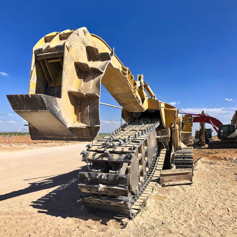 Trench Digger stock image. Image of mini, equipment, mess - 760923