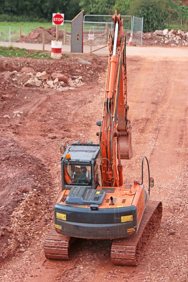 Digger working stock image. Image of earth, rural, dump - 103648263