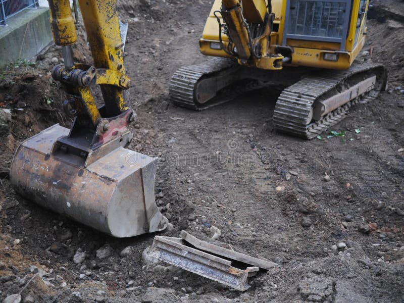 Digger shovel stock photo. Image of excavator, mover - 43455584