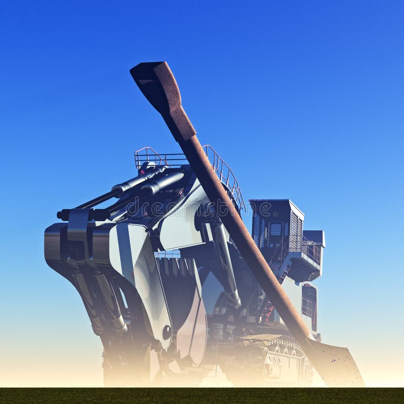 Digger and Spade stock illustration. Illustration of development - 63397391