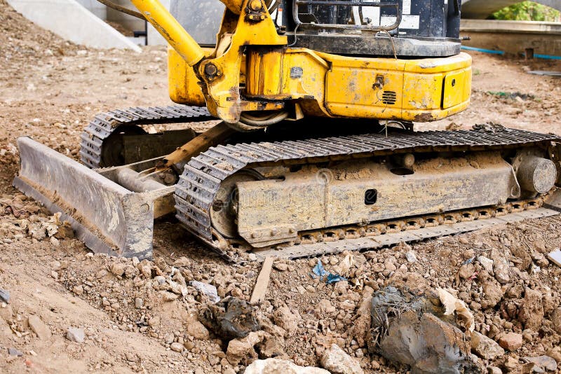 Digger tractor, stock photo. Image of excavation, digger - 95945266