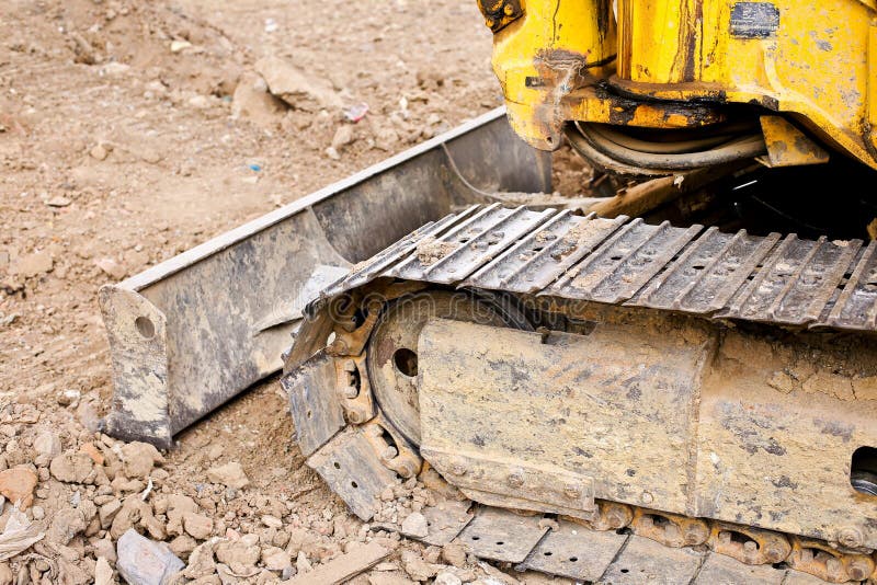 Digger tractor, stock image. Image of excavation, loader - 95945335
