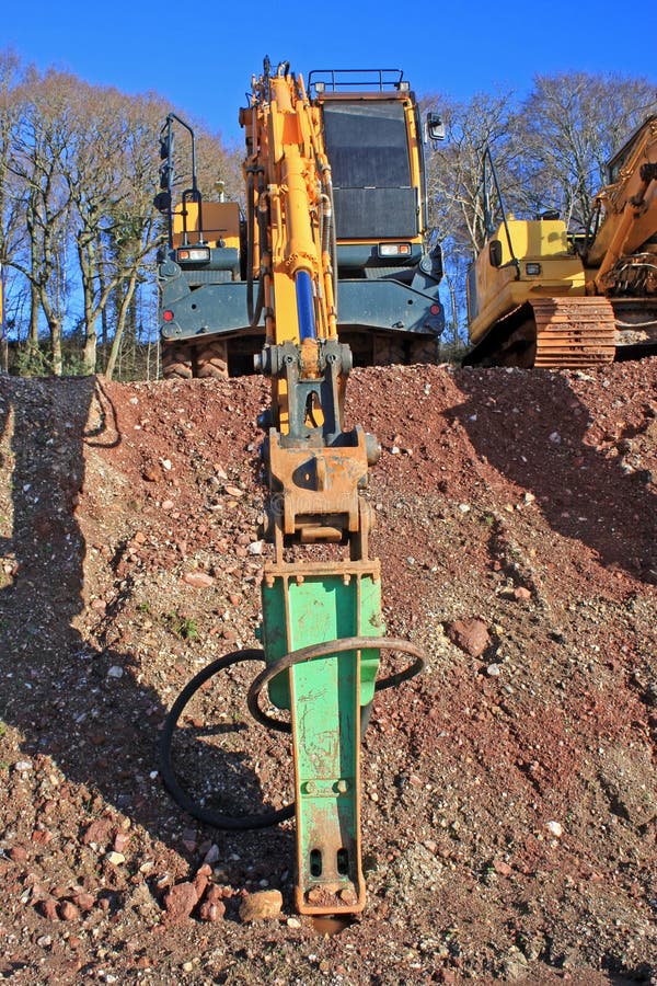 Digger stock photo. Image of works, digger, breaker, dump - 58154706