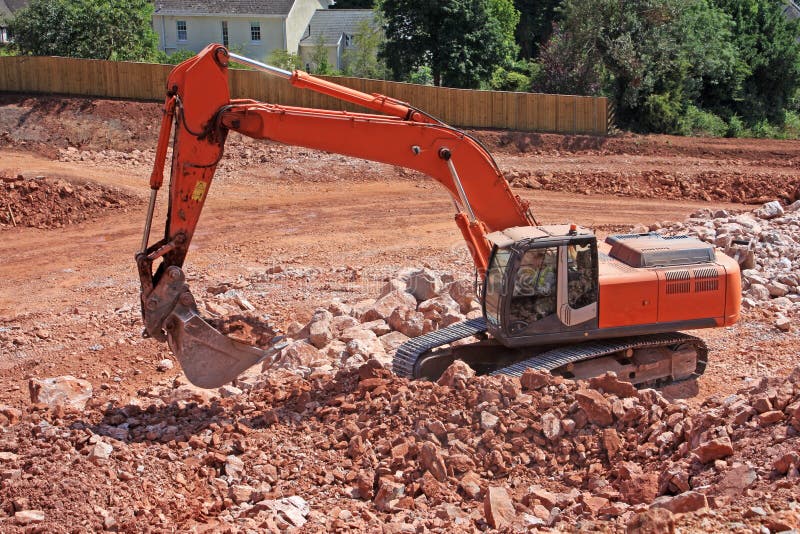 Digger stock image. Image of tipper, digger, earth, tracks - 63079959