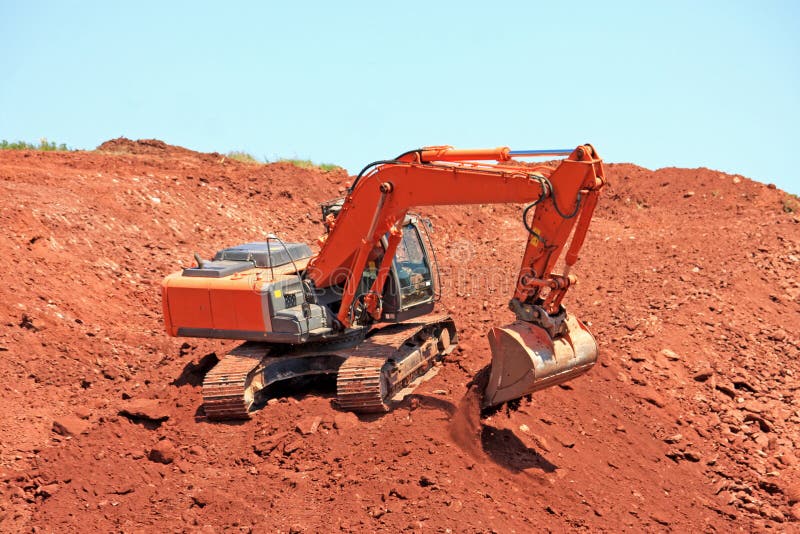 Digger stock image. Image of dump, construction, diggers - 47288361
